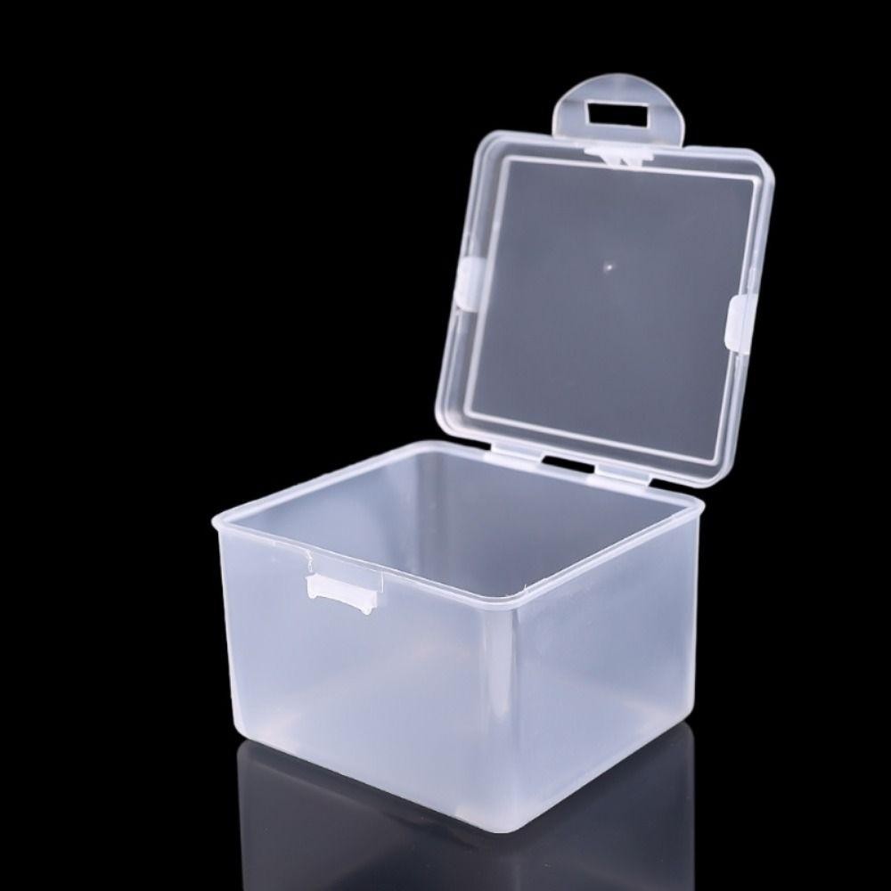 LIAOYING1 Plastic Clear Storage Box Small Rectangular Shape with Lid ...
