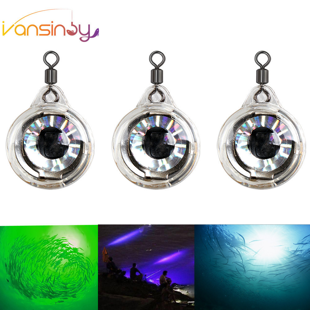 New Upgraded Fishing Lure Light Luminous Night Fish Finders Underwater ...