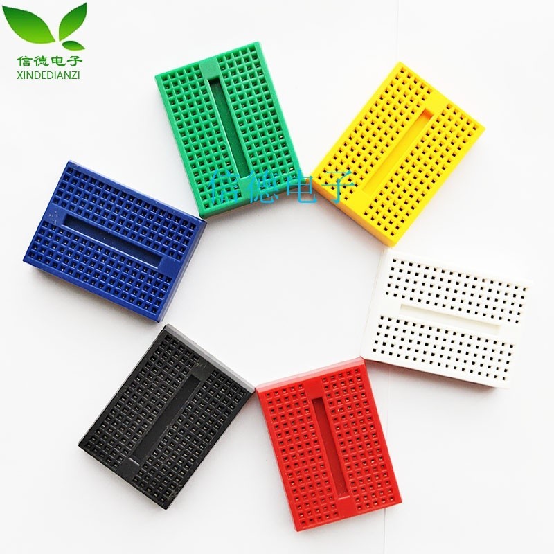 SYB-170 small board mini small breadboard color breadboard mini color ...