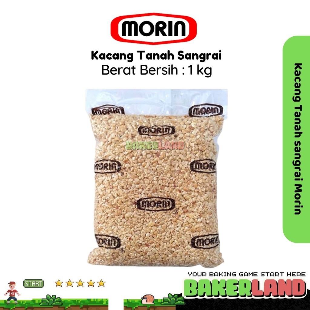 Morin Roasted Peanuts / Roasted Peanuts 1kg / Topping Peanuts / Chopped ...