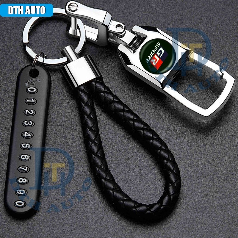 DTH Toyota GR Sport Keychain Car Keychain Upgrade Metal Key Chain With ...