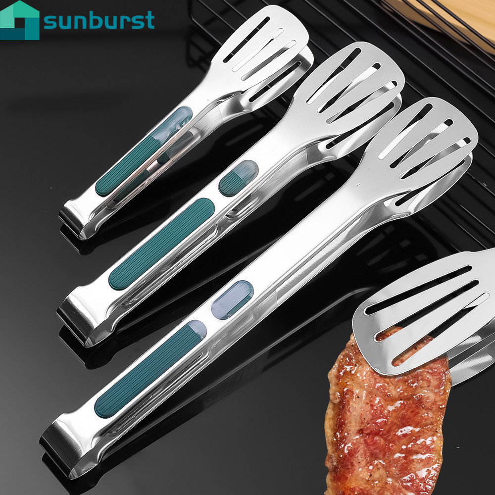 7/9/12inch Stainless Steel Food Clip - Food Tong - Meat Salad Bread ...