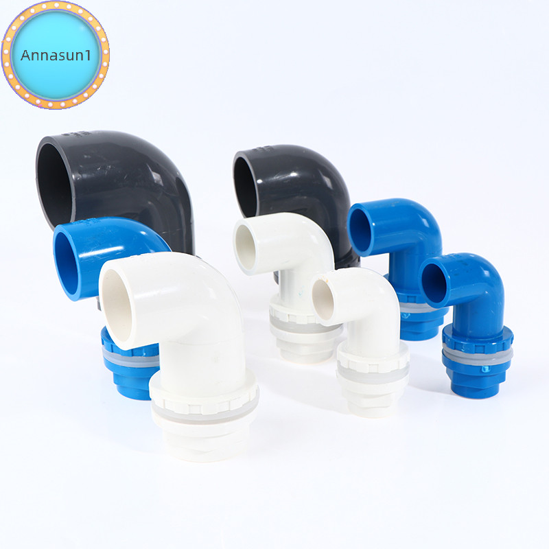 Annasun1 I.D 20 to 50mm L Type PVC Pipe Connectors Fish Drain Joints ...