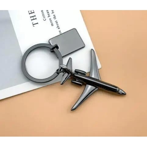Creative Airplane Keychain Simulation Airplane Model Keychain For Men ...