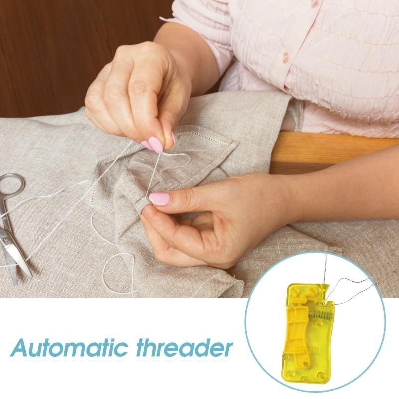 Airfishgo Elderly Automatic Sewing Needle Threader Quick Needle
