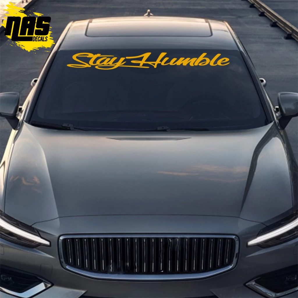 Stay Humble Sticker for Car Windshield JDM Japanese Aesthetic Sticker ...