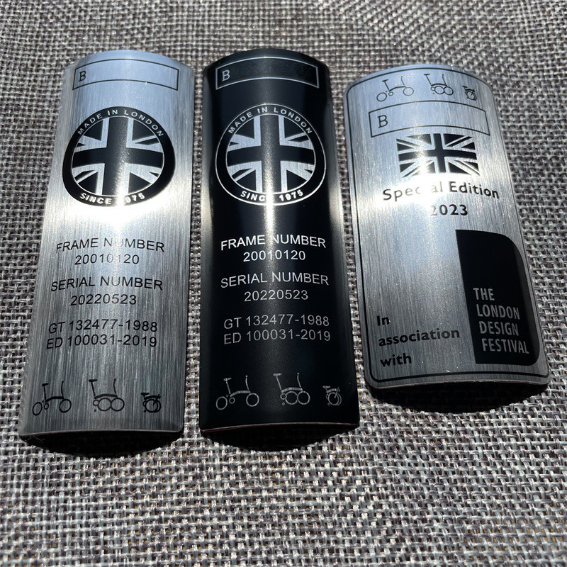 vintage classic Bike Head Badge Aluminum Decals Stickers For MTB BMX ...