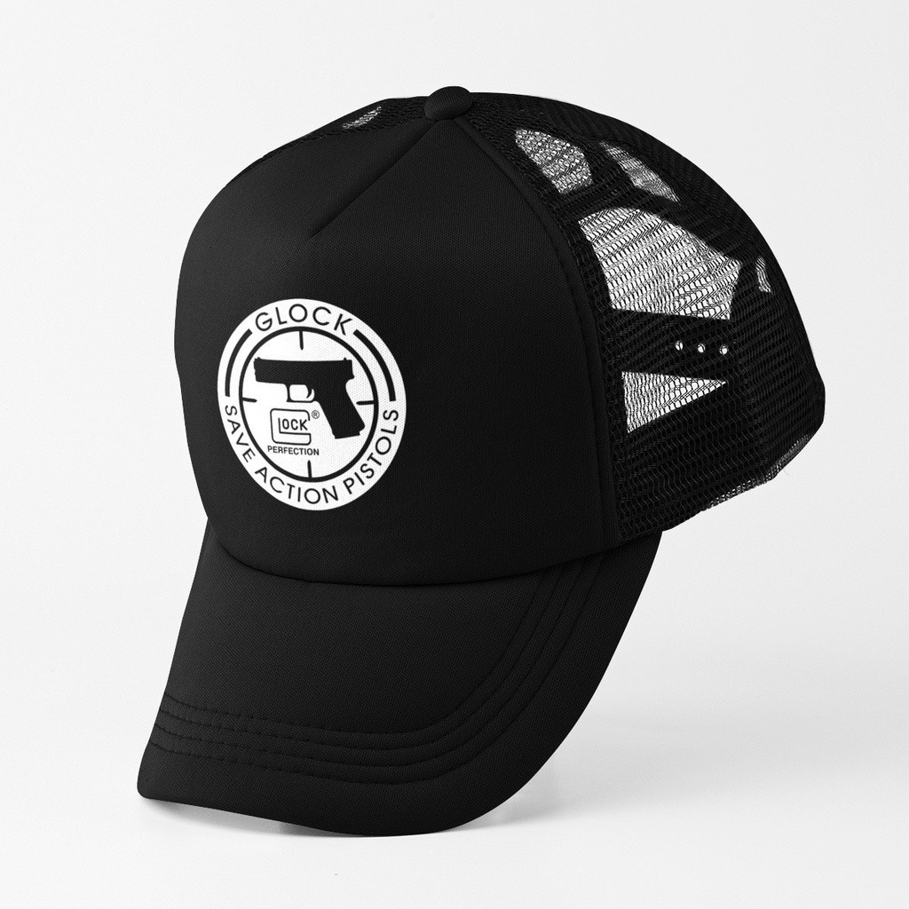 GLOCK Perfection Trucker Cap Topi Adjustable Strap NORC | Shopee ...