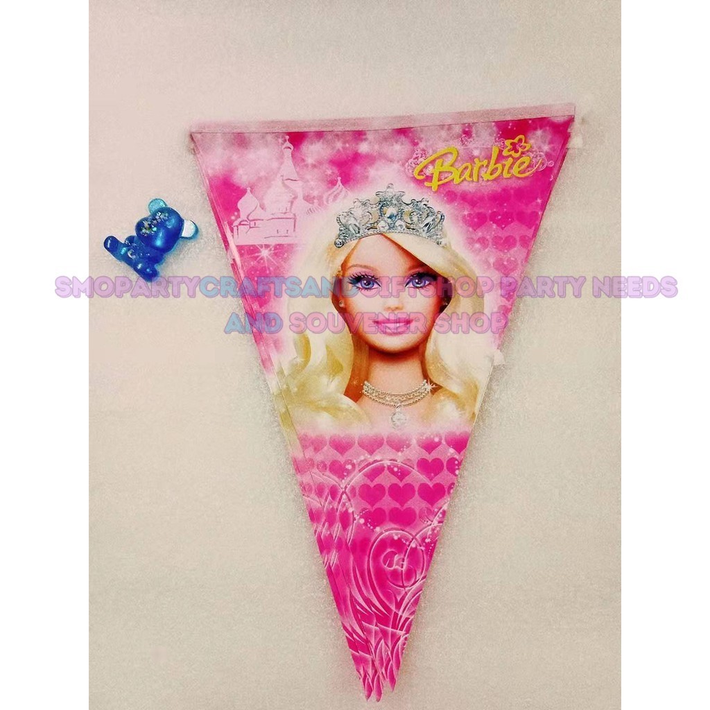 Triangle Banderitas Banner Barbie theme birthday party decorations ...
