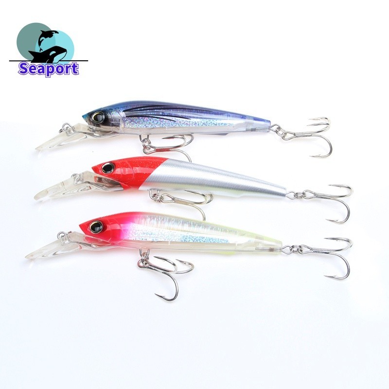 Heavy Sinking Minnow Fishing Lure, 40g/180mm Hard Trolling Lure ...