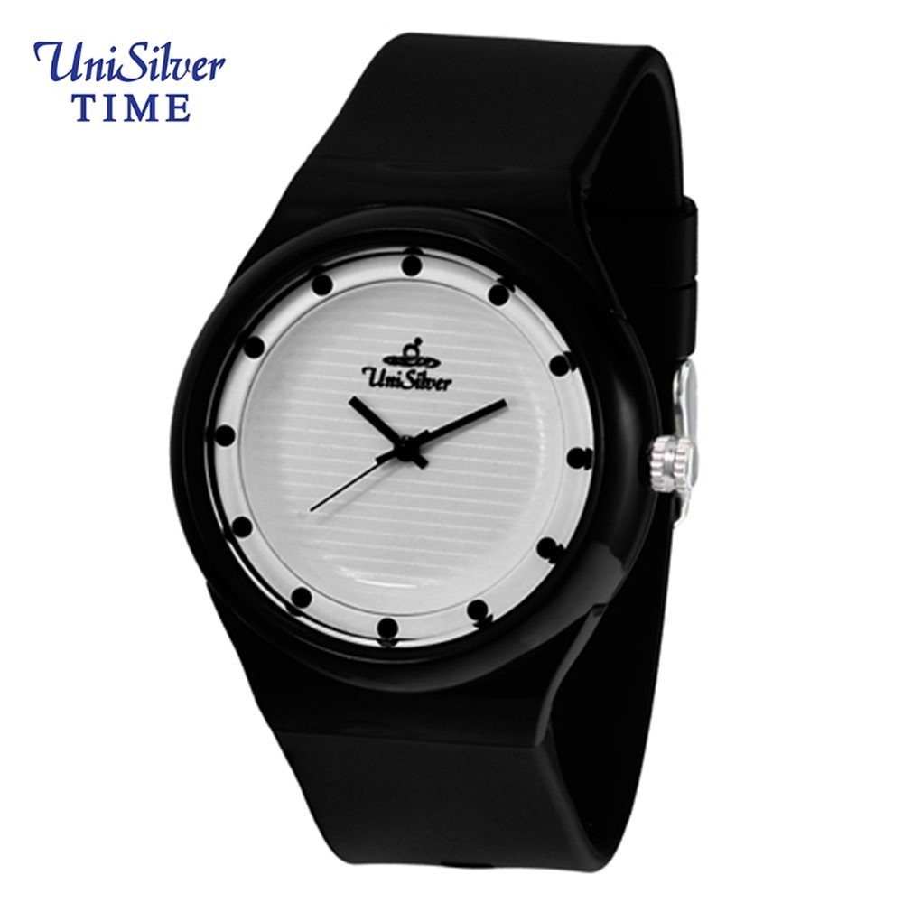 UniSilver TIME Novo FLXY Black Rubber Watch KW2365-2015 | Shopee ...