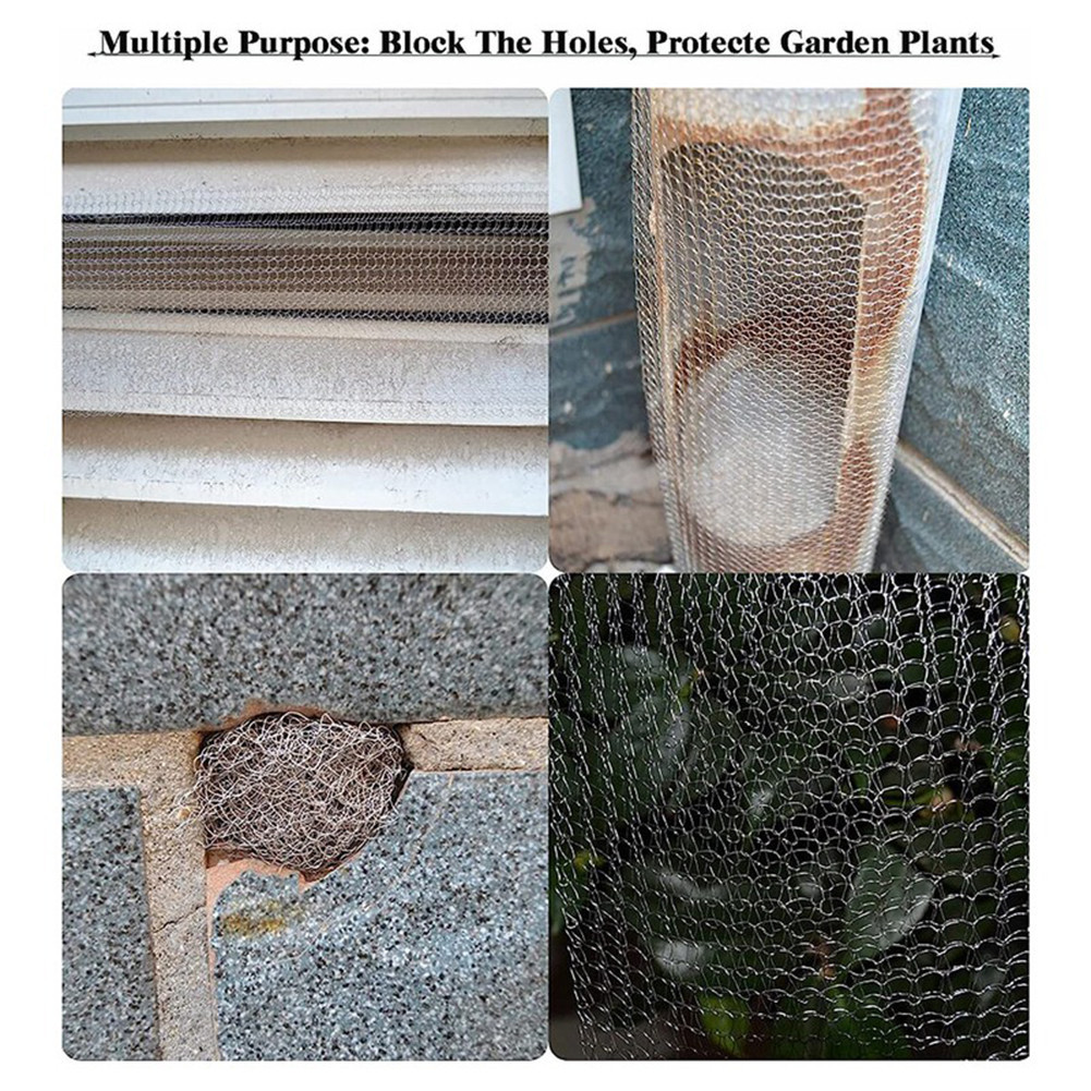 3/6/9/12/15M Metal Mesh Wire Mesh Rabbit Rodent Protection Stainless ...