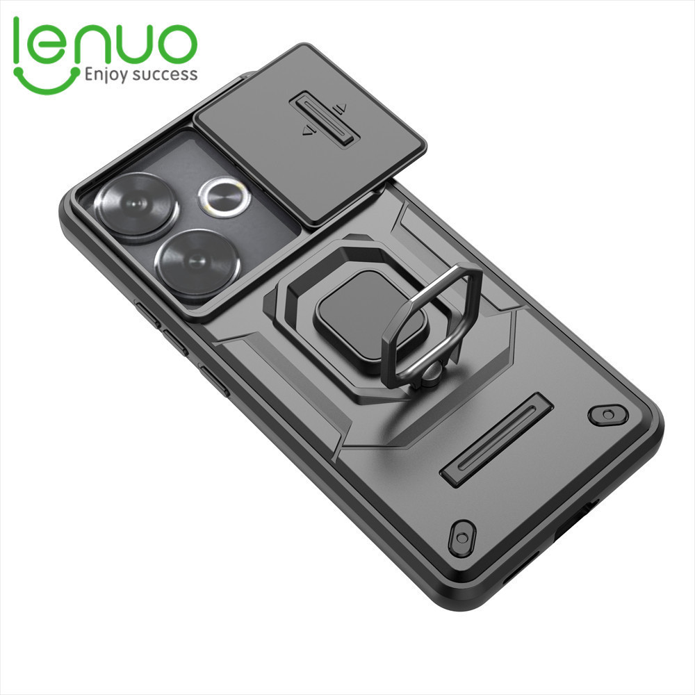 Lenuo Magnetic Holder Phone Case For Xiaomi Poco F7 Ultra X7 F6 F5 X6 X5 Pro 5G C75 C65 M6 Pro ...