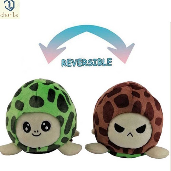 Limited-time offer!! 4 Inch Reversible Cartoon Annimal Plushie Double ...