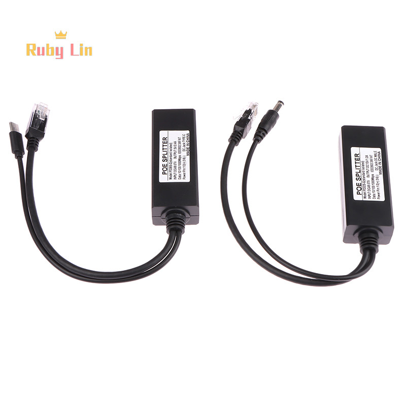 Ruby Lin MicroUSB/DC48V To 5V/Type-C Gigabit POE Splitter Standard 48V ...