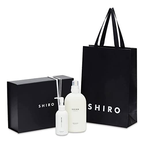 White SHIRO Gift Box Set Liquid Soap Softener Hand Soap & Fabric ...