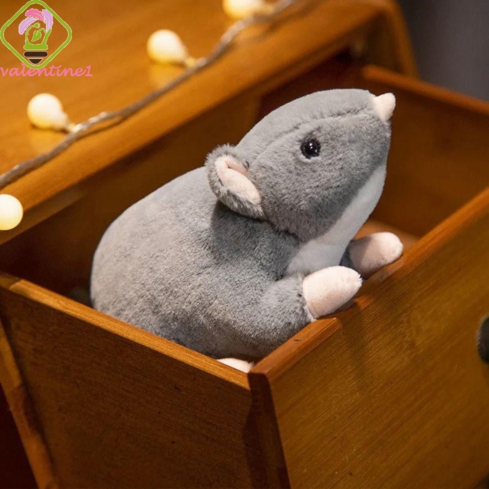 AVALENTINE Simulation Mouse Plush Toy, Animal Mouse Stuffed Doll ...