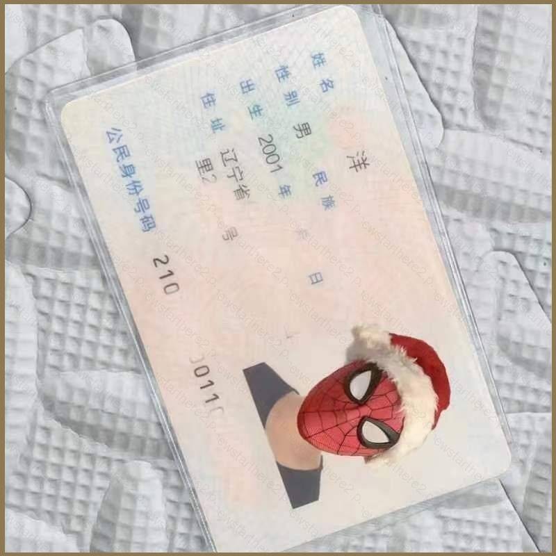 NS2 ID Card Head Cover Ultraman Spider-Man Batman Transparent Avatar ...
