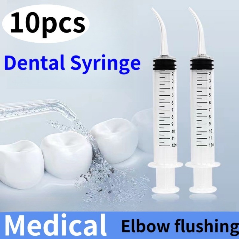 10PC Dental Oral Syringe/Medical Disposable Syringe/Plastic Graduated ...
