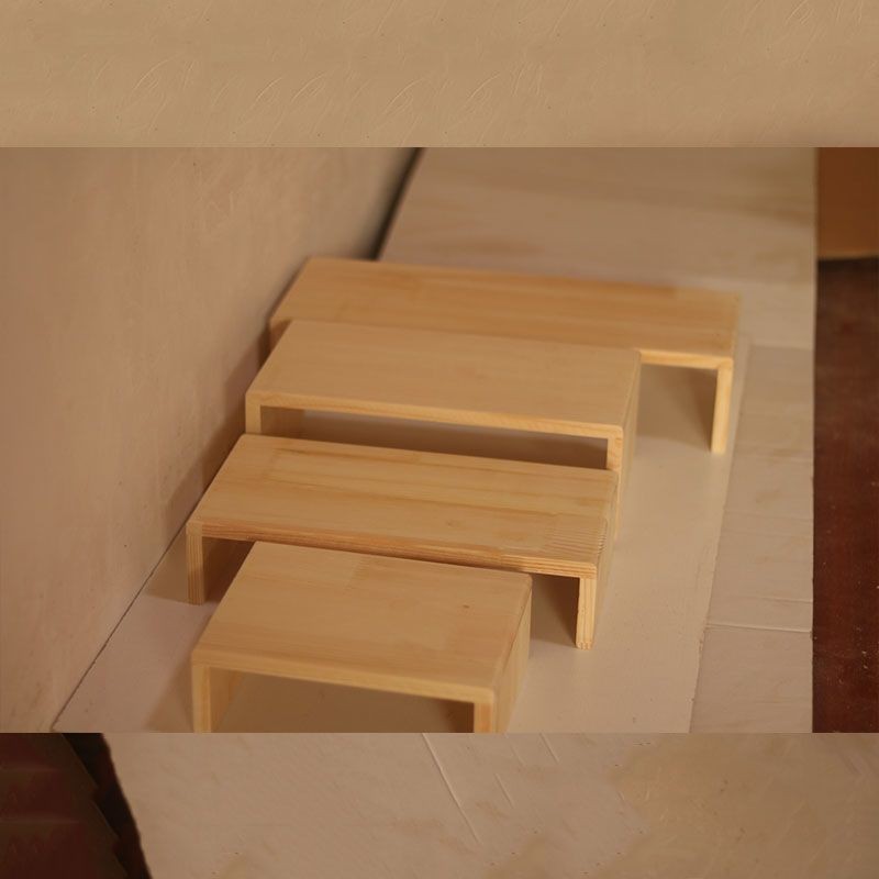 Computer Height Booster Stand Solid Wood Desktop Monitor Office Storage ...