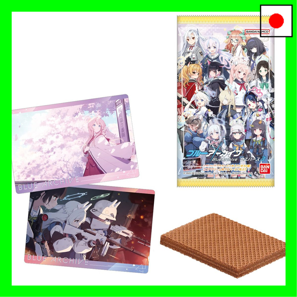 BANDAI Blue Archive Wafers 3 (20 pieces) Candy toys/wafers (baked ...