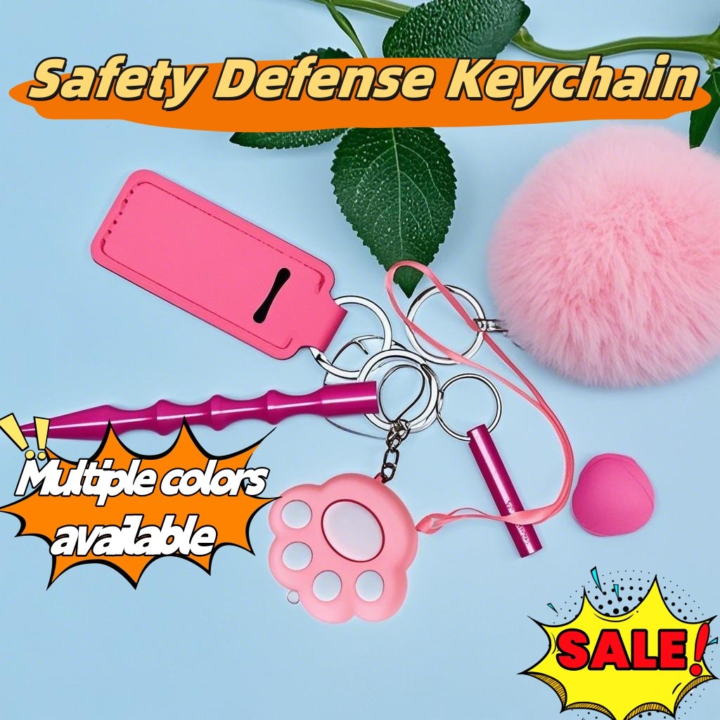 5 PCS 120dB Safety Defense Keychain Accessories Protection Personal ...
