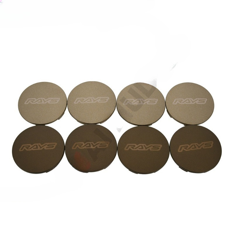 4 Piece 60MM RAYS Center Cap Sport Rims Bronze & Silver VOLK Racing Car ...