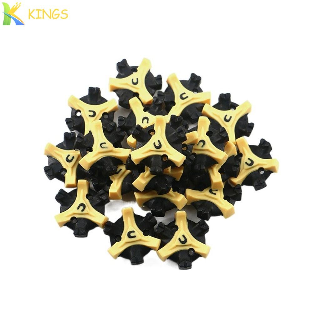 KINGS Golf Shoe Spikes Easy Install Soft Short Spikes Replacement Golf ...