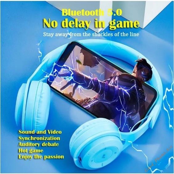 Y08 Bluetooth Headset Macaron Machine Gaming Headset Headphones On-Ear ...