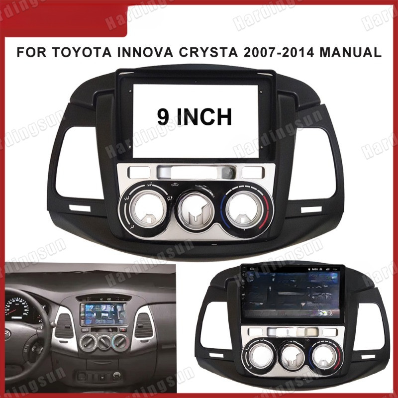 9 Inch For TOYOTA Innova CRYSTA 2007-2014 Manual Car Radio Android ...