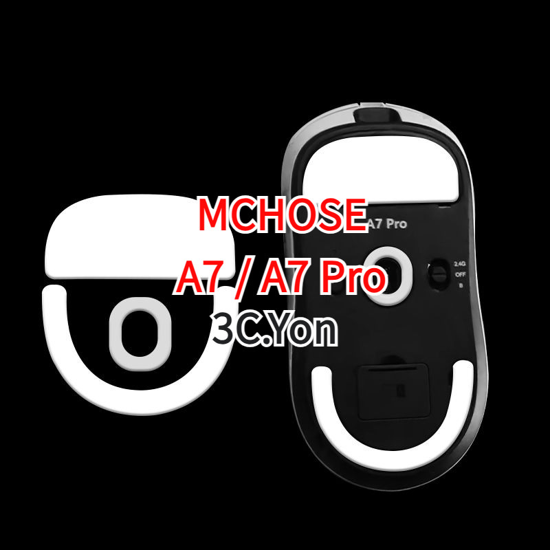 MCHOSE A7 Series A7 Pro Esports ICE Wireless Gaming Mouse Skates Feet ...