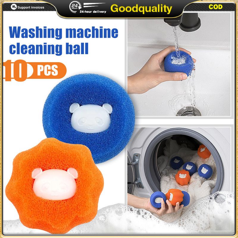 10pcs Laundry Ball Washing Machine Cleaning Balls Hair Removal Catcher ...