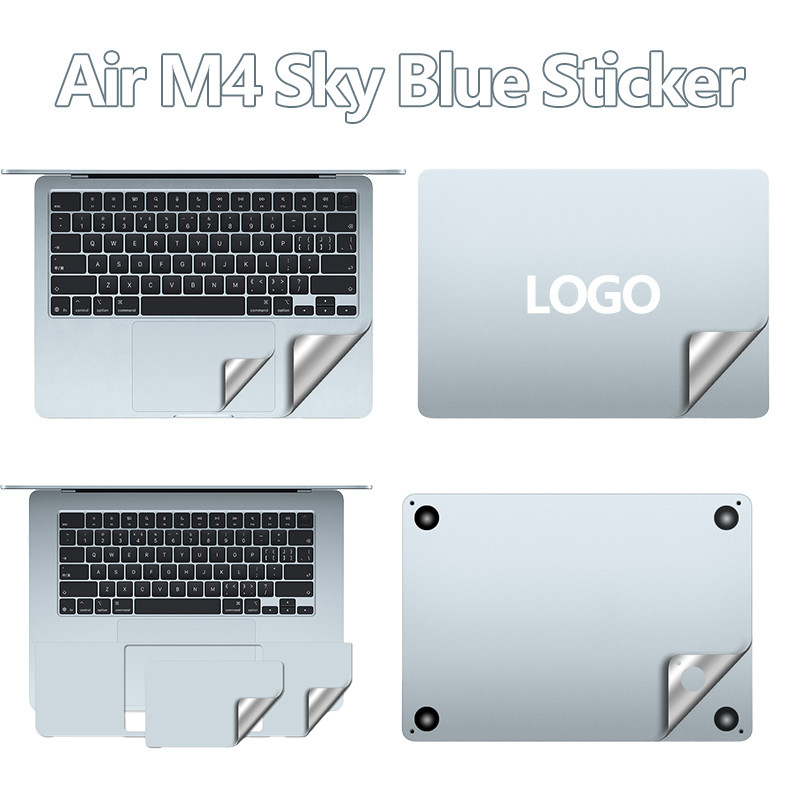 New Laptop Half / Full Body Skin for 2025 Macbook Air 13 15 inch M4 M3 ...