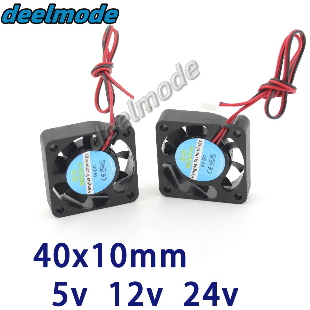 3D Printer Part Fan 4010 2pins 40mm 40x40 X10 Mm 4cm Graphics Card DC ...