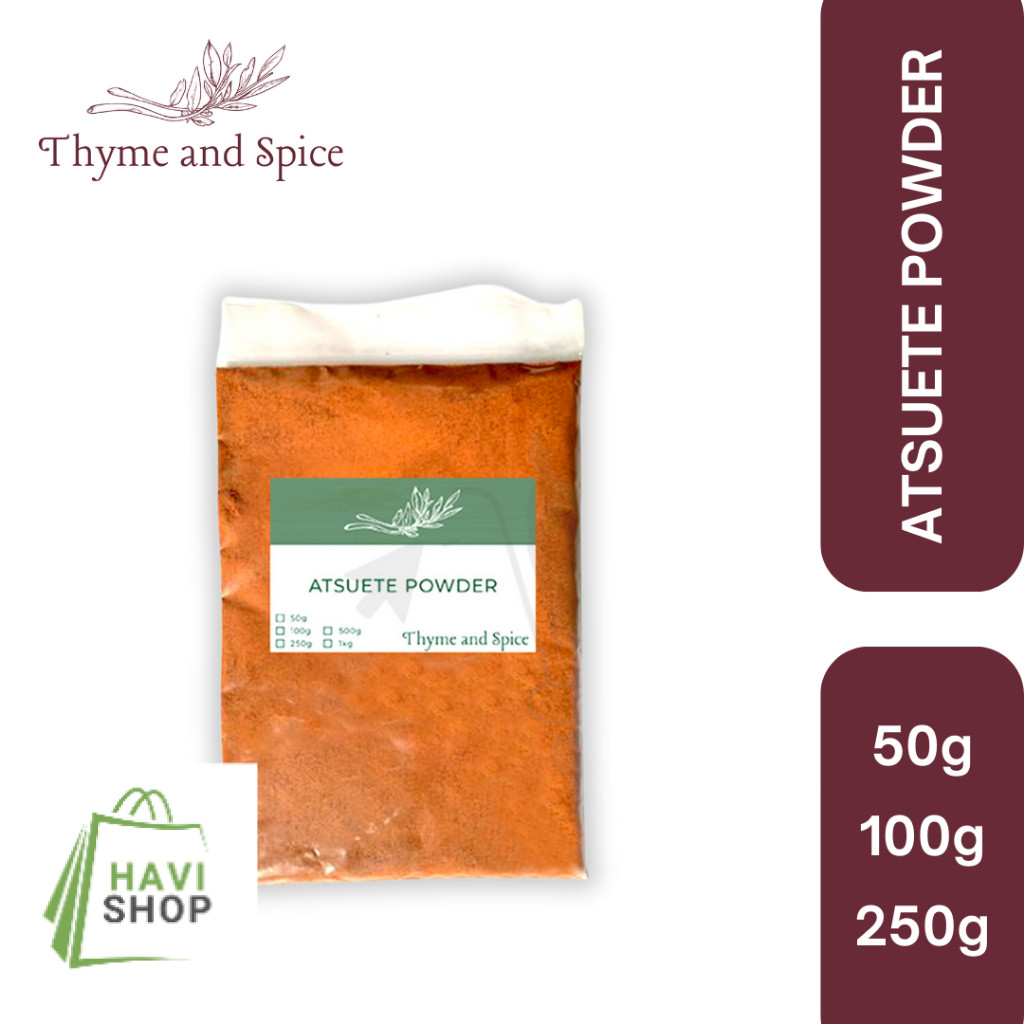[POUCH] Annatto Powder/Atsuete Powder 50G 100G 250G - Spices️ HAVI SHOP ...