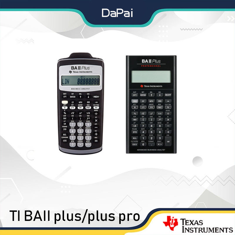 （TEXAS INSTRUMENTS）TI BAII plus /plus pro financial calculator FRM/CFA ...