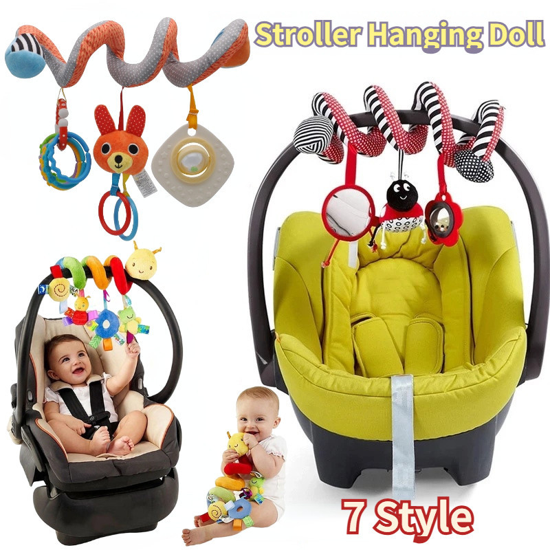 【COD】Stroller Hanging Doll Baby Infant Bed Stroller Hanging Bell Rattle ...