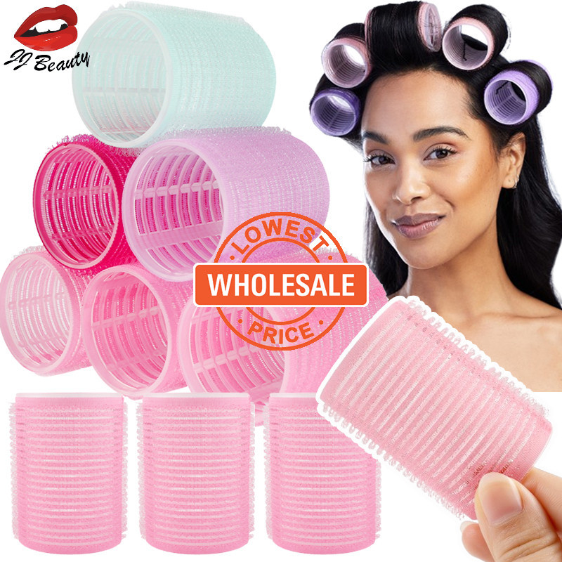 [Wholesale ] Heatless Hair Curler - Self Grip Plastic Bangs Roller ...