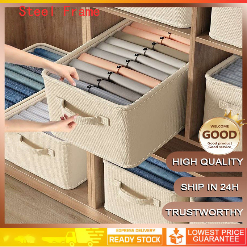 Foldable Drawer Clothes Organizer Storage Large Capacity Trousers Cloth ...