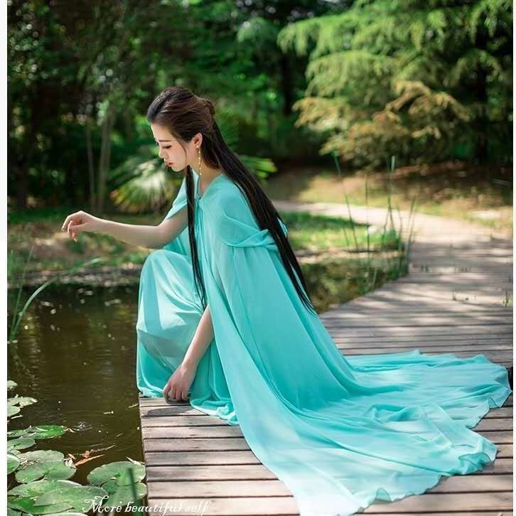Hanfu Cloak Cloak Chiffon Cloak Style Spring Autumn Summer Hanfu Cloak ...