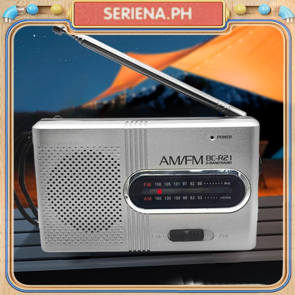 [Seriena.ph] Portable Mini Radio AM FM Radio Telescopic Antenna Outdoor ...