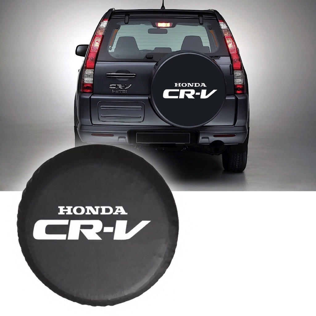 Honda CRV CR-V 14 or 15 Inch Leather Spare Wheel Tire Cover Spare Wheel ...