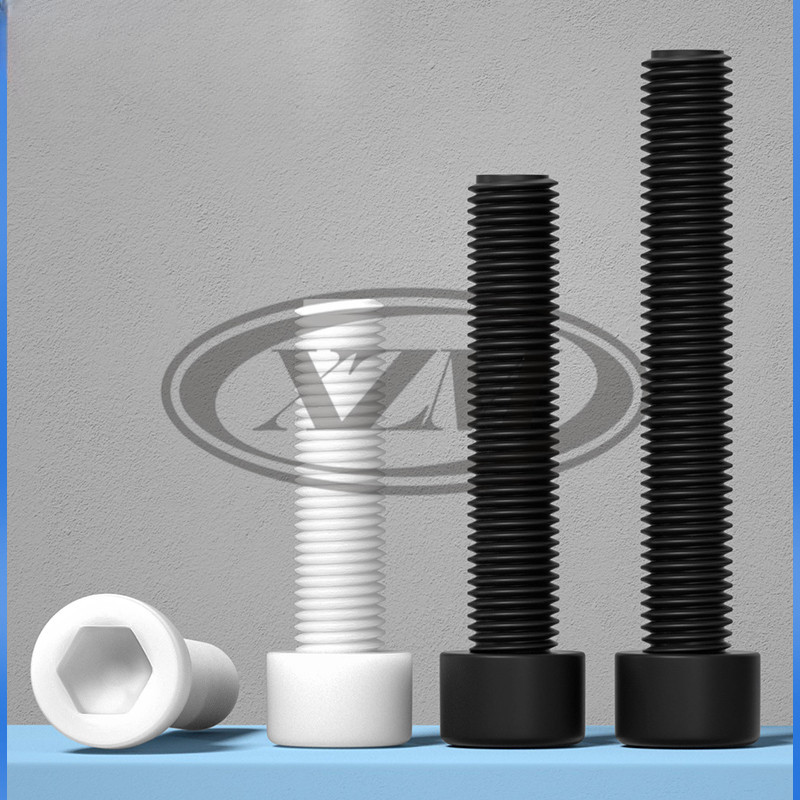 [Quick Shipment1] White Nylon Allen Capscrew / Allen Bolt Socket Head ...