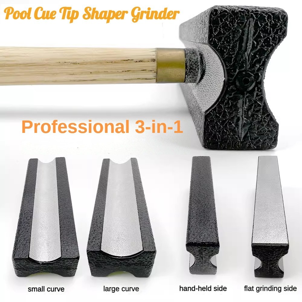 Pool Cue Tip Shaper Grinder Billiard Cue Tip Sander Repair Tool ...