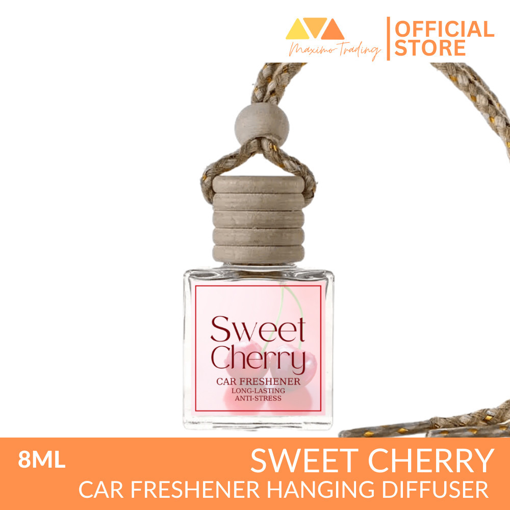 [ CAR FRESHENER + DIFFUSER ] Sweet Cherry Car Freshener Long Lasting Sweet Room Hanging Diffuser ...
