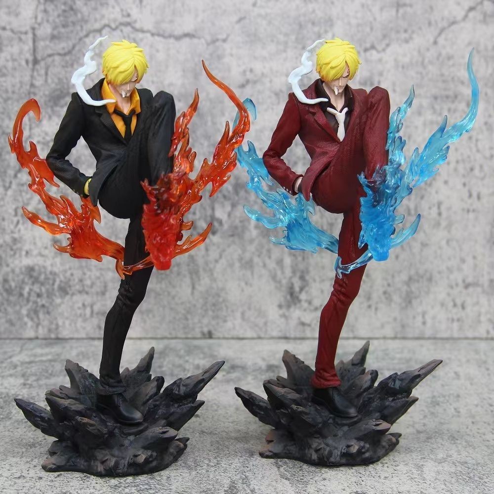 One Piece Figure Demon God Sanji Standing Posture Demon Kicking Legs ...