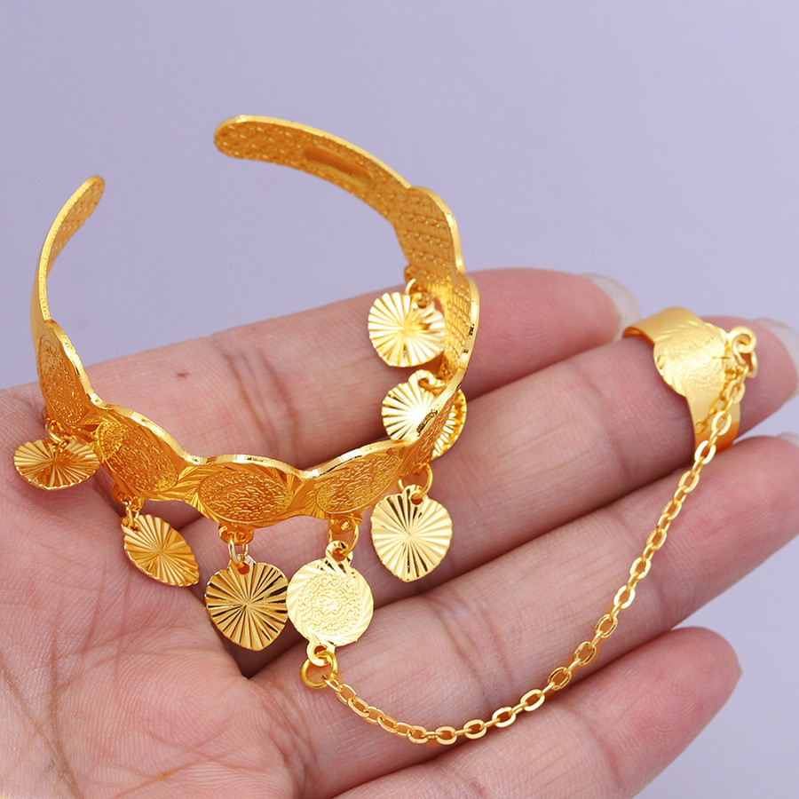 Middle East Cross-Border24KGold Plated Coin Jewelry Dubai Ethiopia ...