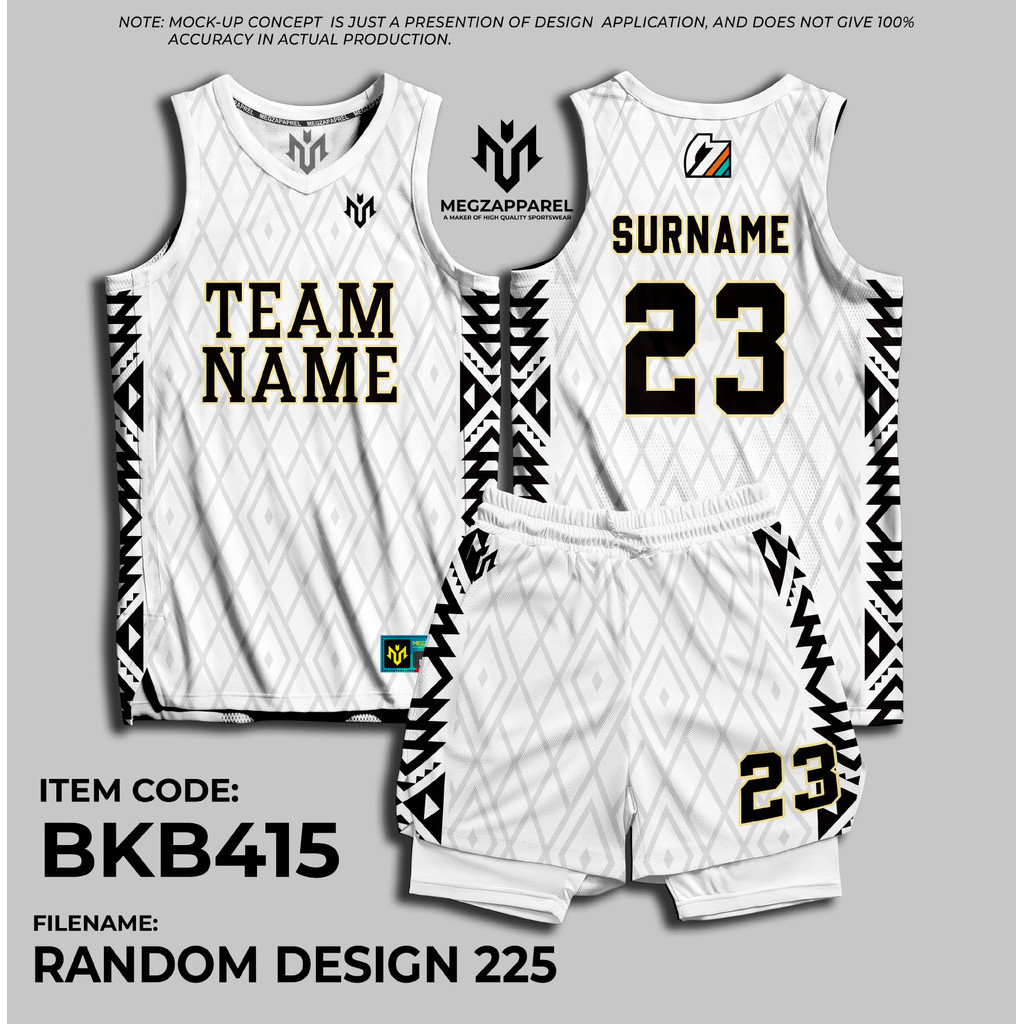 MEGZ BKB415 Customize Basketball Jersey Full Sublimation | Shopee Philippines