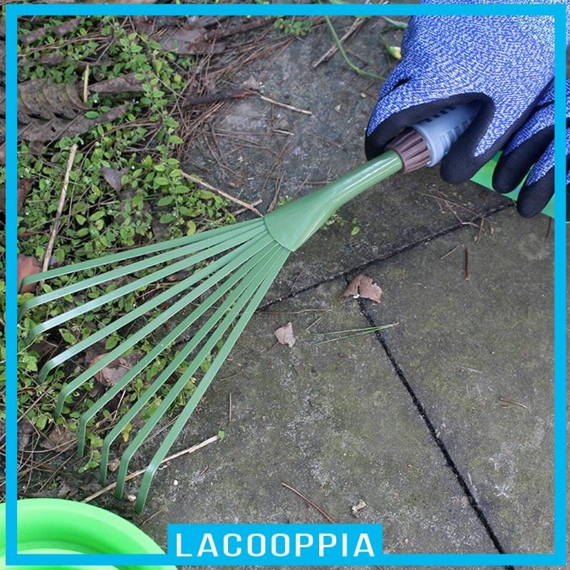 [ Hand Rake Garden Rake Metal Shrub Rake Ergonomic Handle Rake Leaf ...