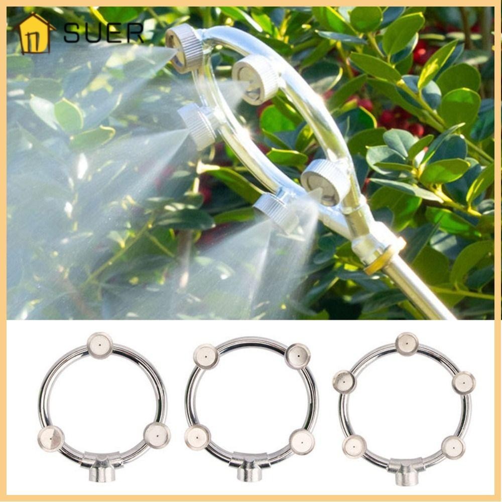 SUER1EN Round Atomizing Nozzle, Stainless Steel Garden Irrigation ...
